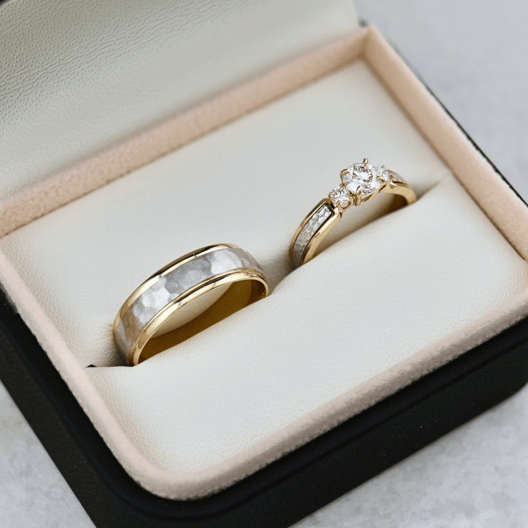 Three Stone Engagement Custom Diamonds 0,81ctw Rings at Mathieu ...